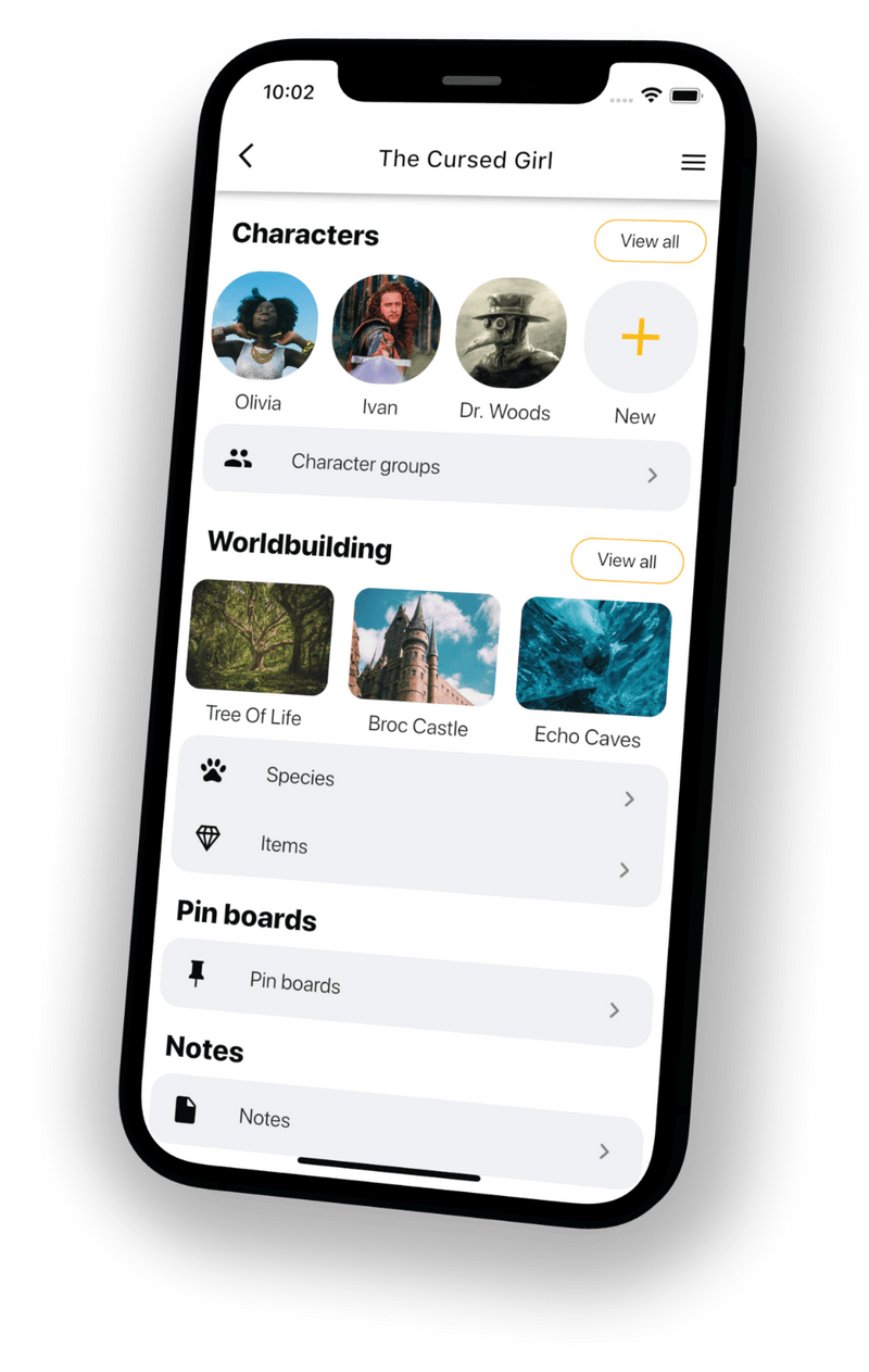 Fortelling - Writer Tools