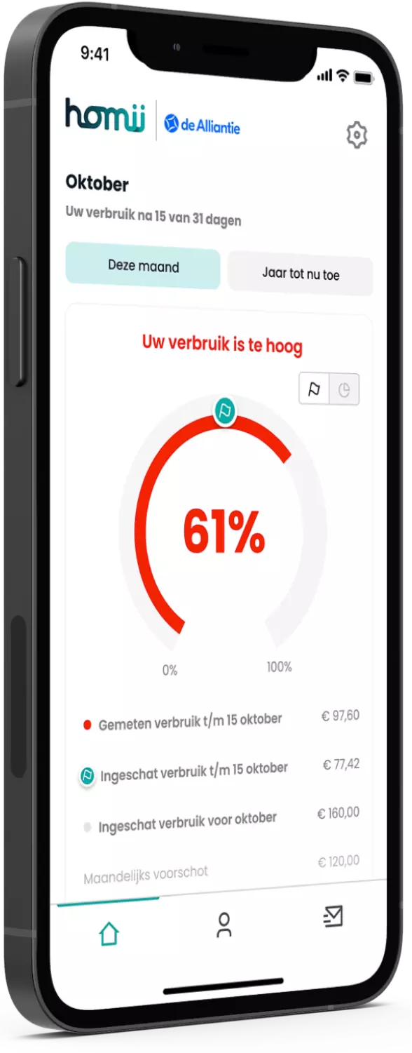 homii | actueel inzicht in warmteverbruik