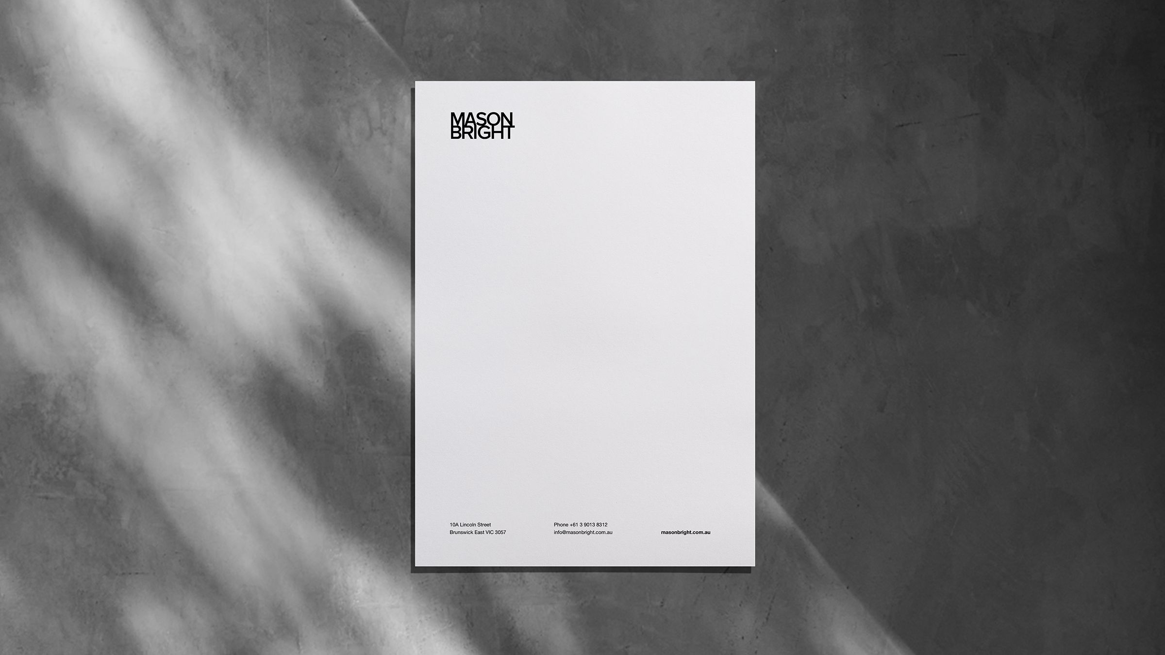 Mason Bright Architects | Branding & Marketing Project | Staygold Design