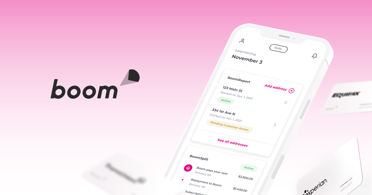 Build credit with rent | Boom