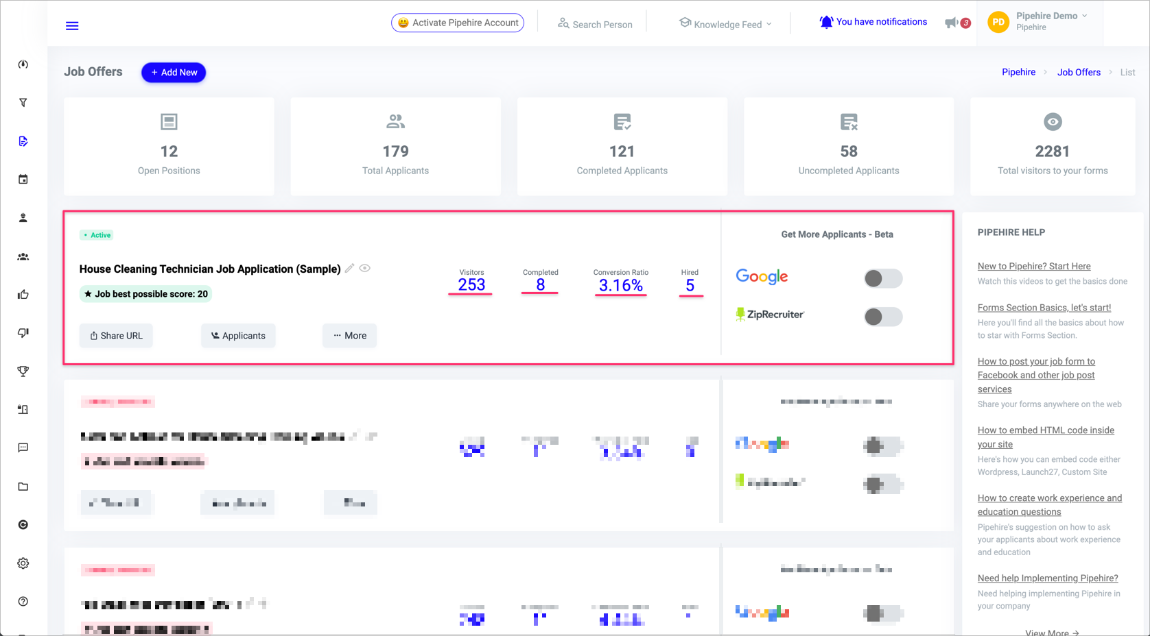 Understanding the Job Offer anatomy and Improved Metrics