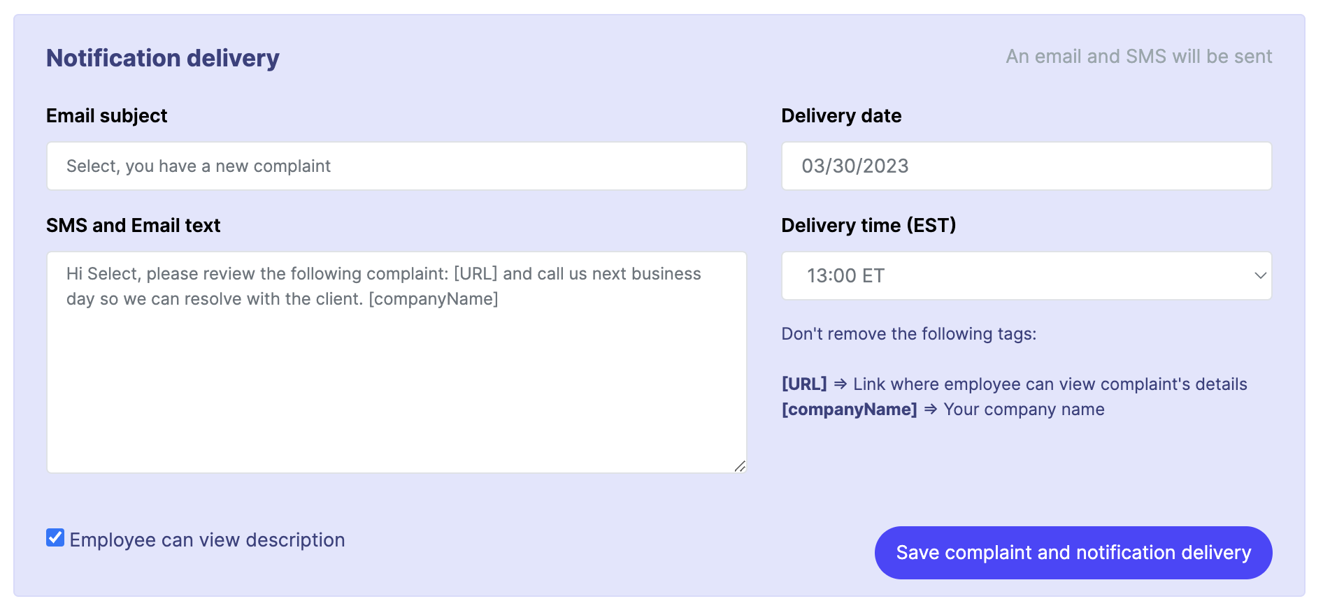 How to track Complaints and Compliments