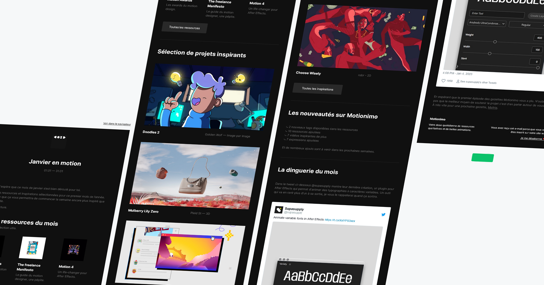 Inspirations — Motionimo