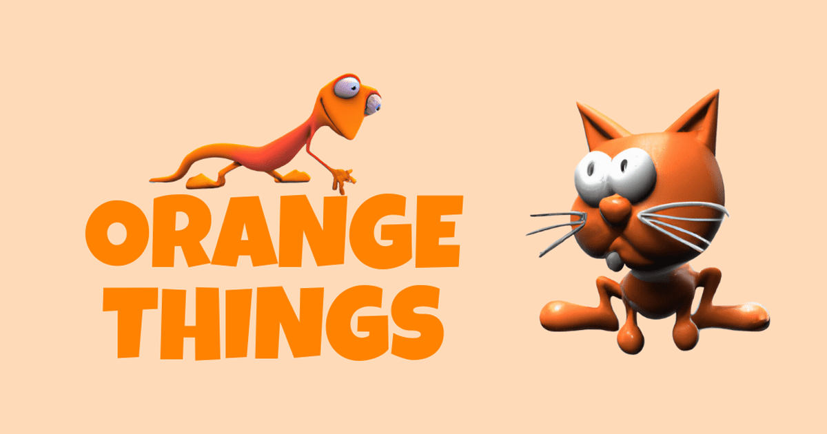 Orange Things In Nature | Learning Colors For Kids