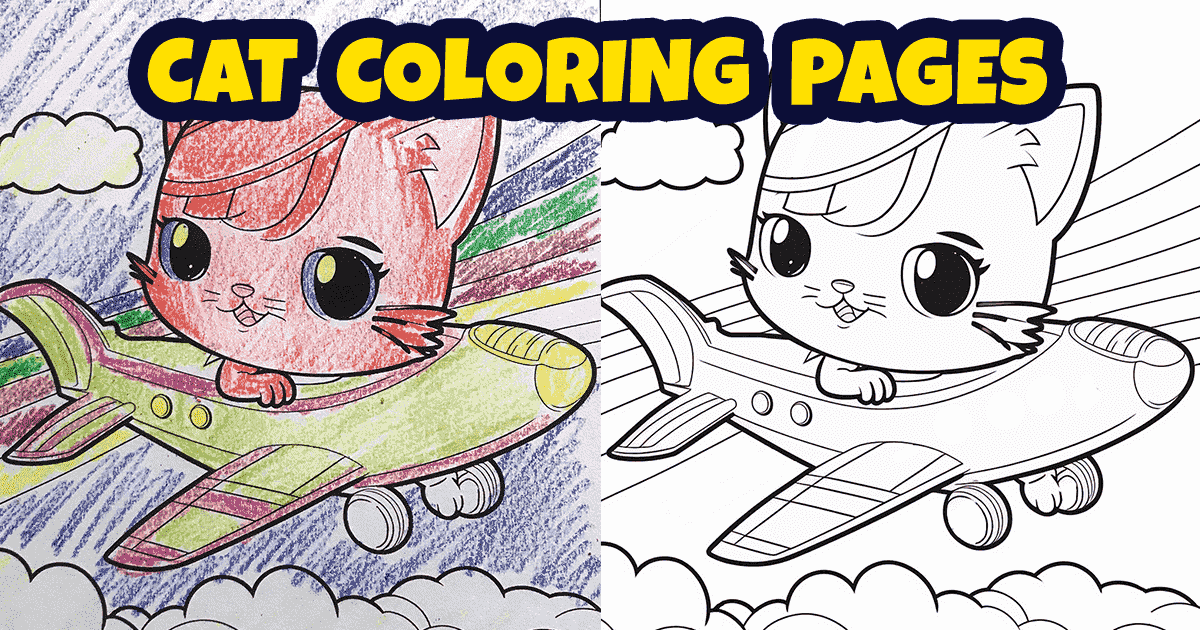 40 Cat Coloring Pages (Free Printable PDFs)