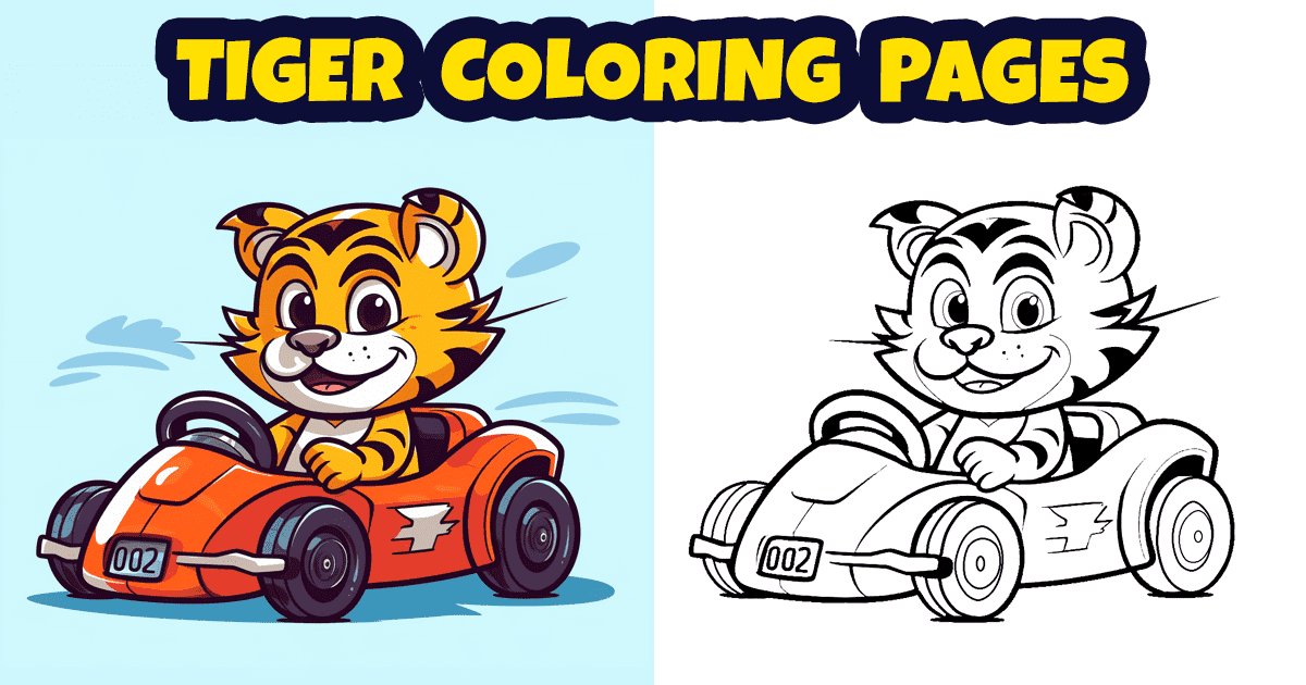 27 Tiger Coloring Pages (Free Printable PDFs)