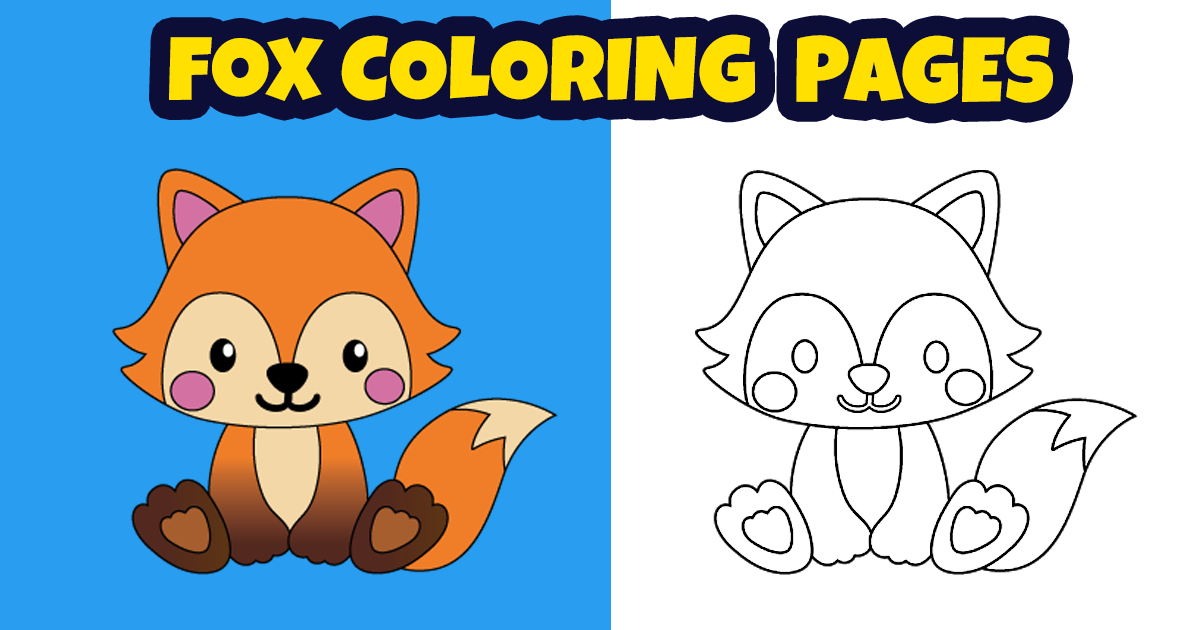 25 Fox Coloring Pages (Free Printable PDFs)