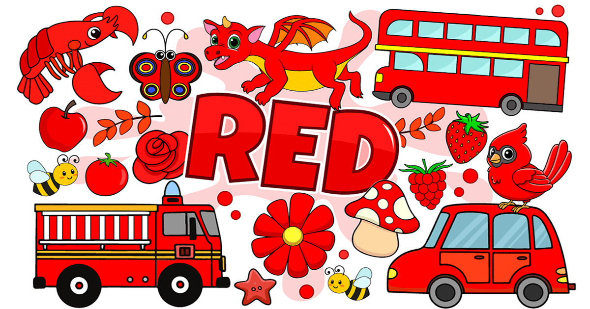 32 Red Things To Draw (Free Printable PDFs)