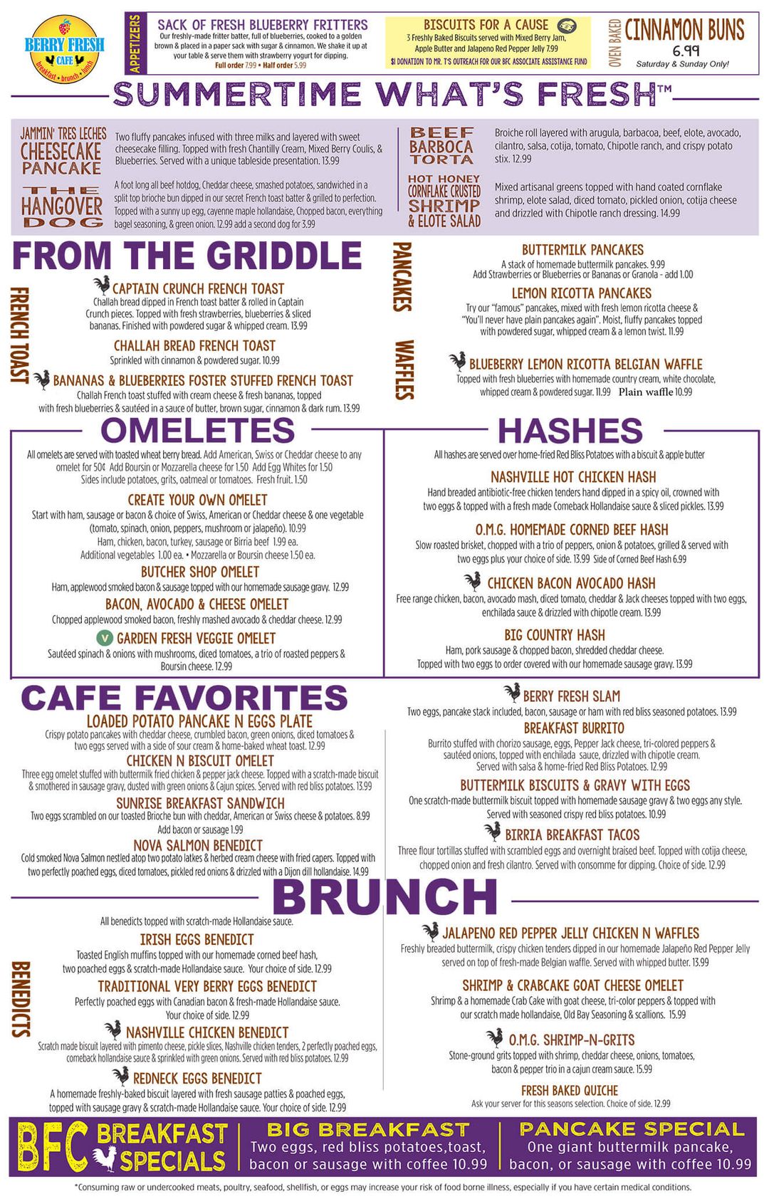 Breakfast + Brunch + Lunch at Berry Fresh Cafe