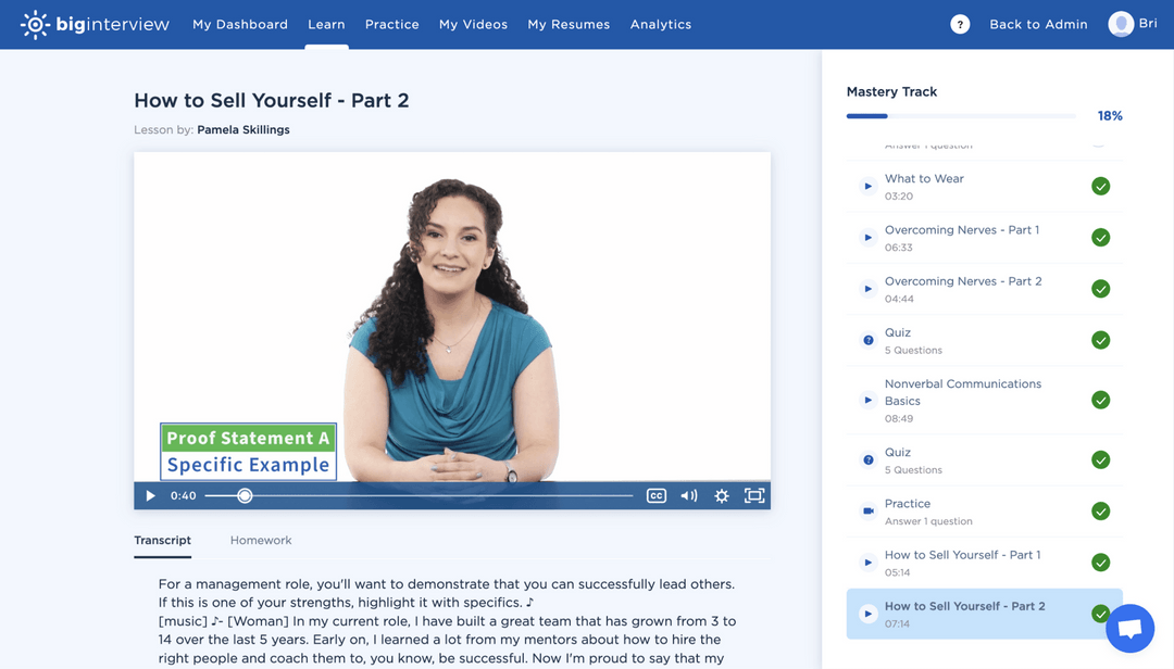 #1 Job Interview Training Platform (1,000,000+ users)