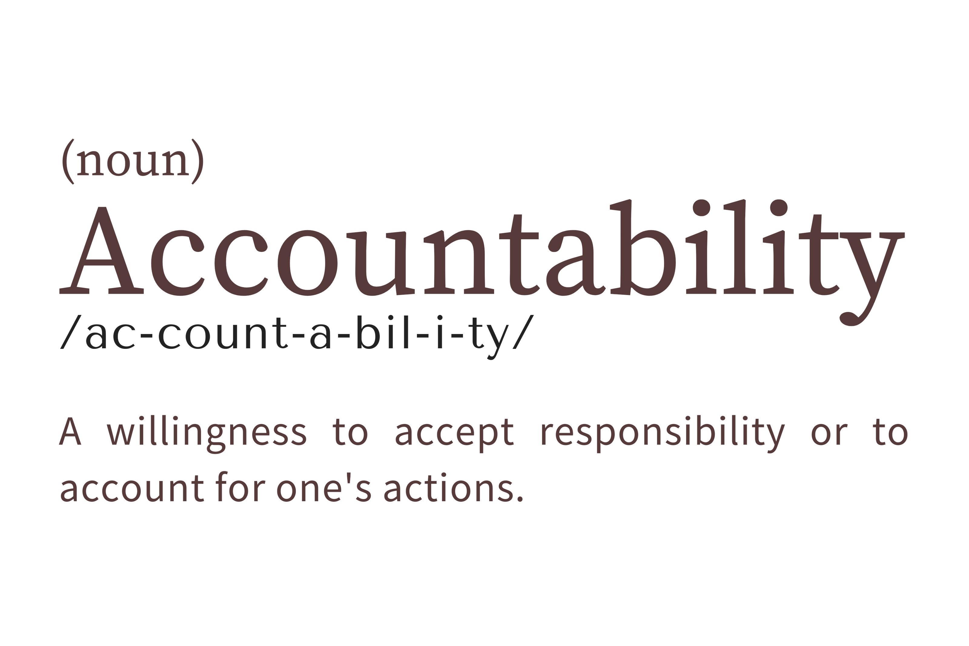 The Accountability Card