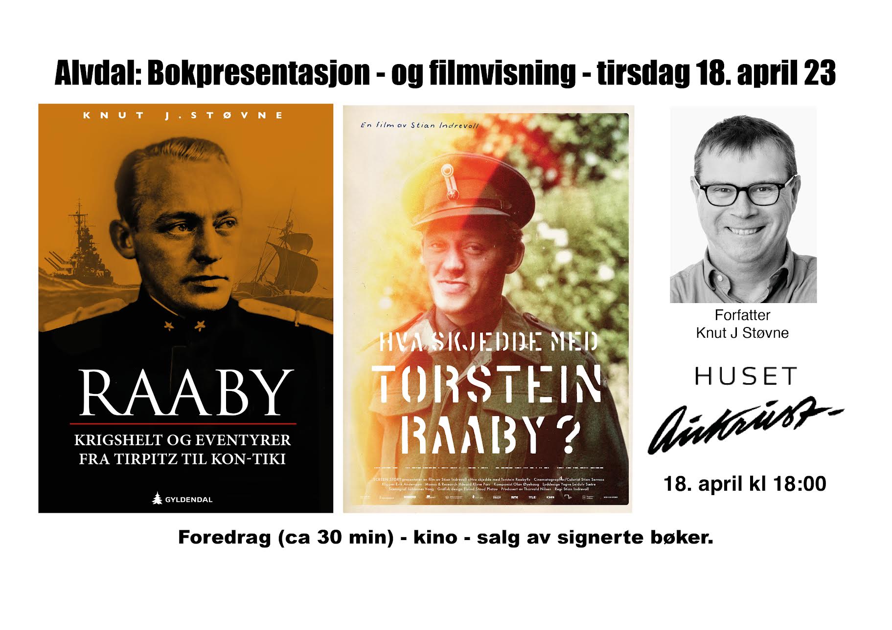 RAABY - Bokpresentasjon og filmvisning om en krigshelt og eventyrer ...