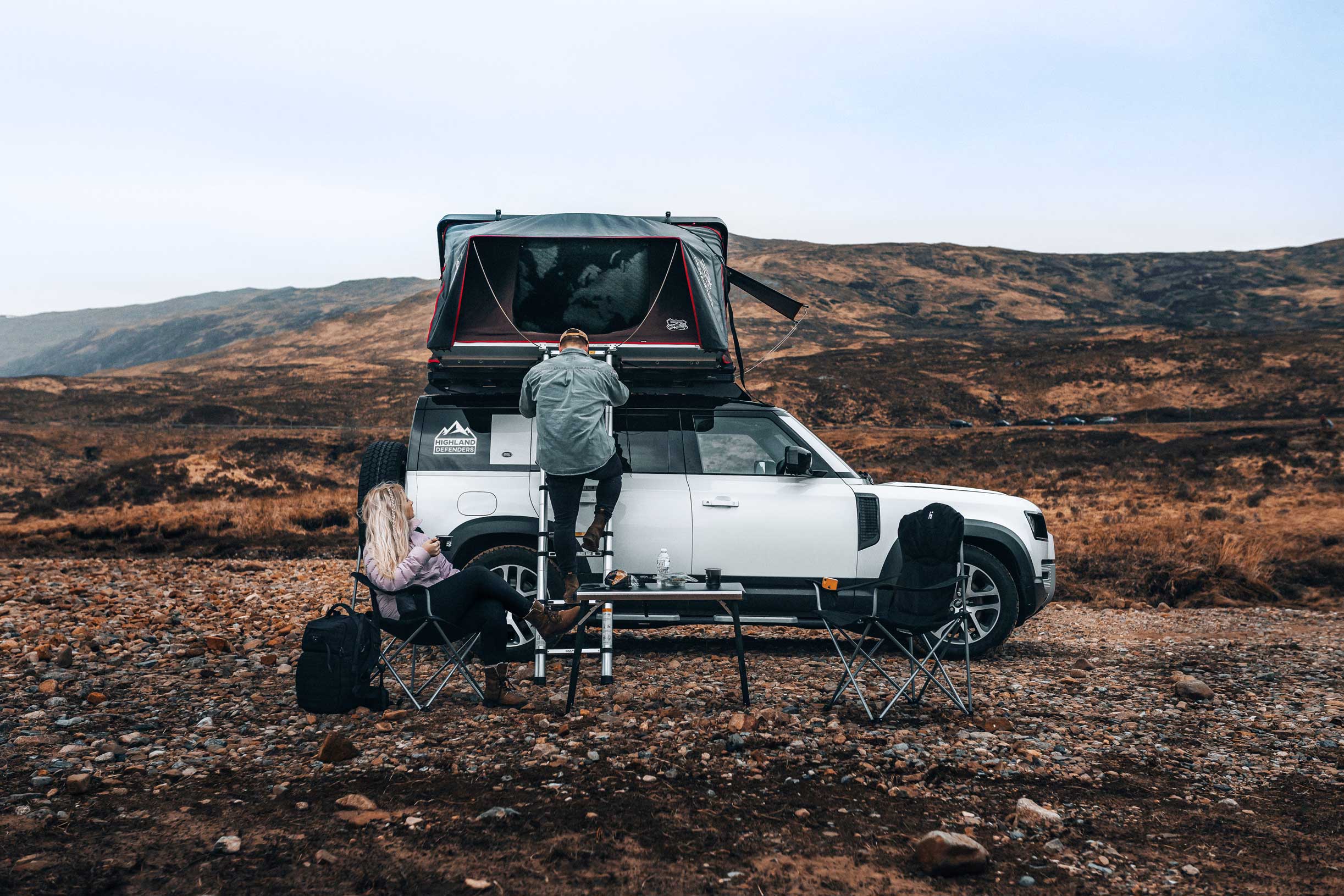 Hire a Land Rover New Defender Inverness - WildTrax Scotland