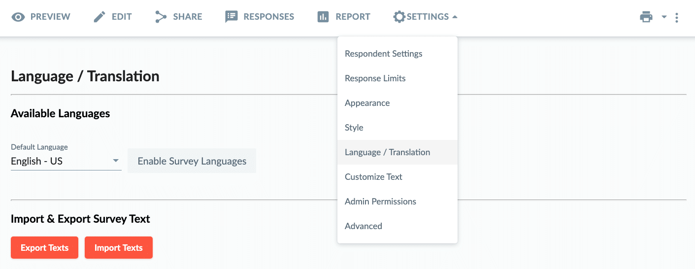 How to Create Multi-Language Surveys