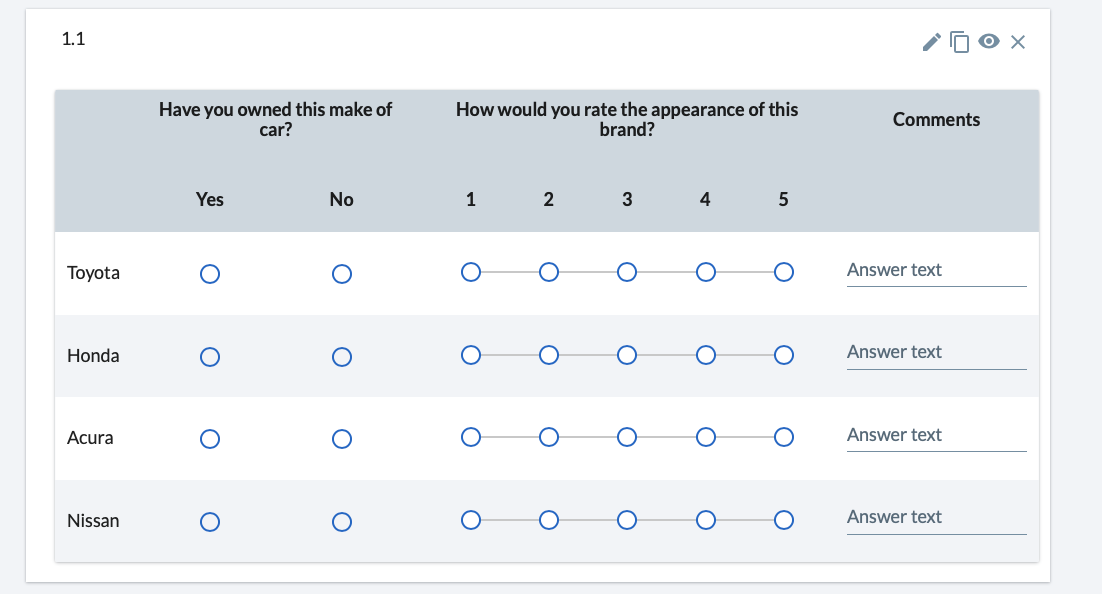 Matrix Question Type Deep Dive