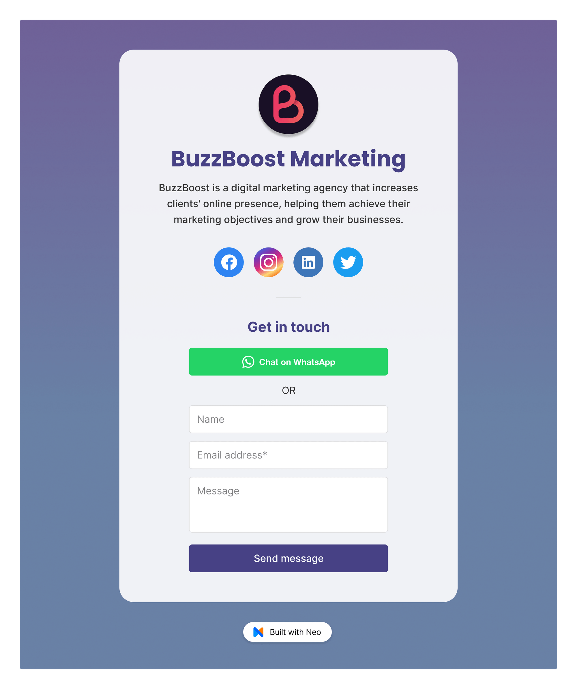 Neo: Email & Marketing Suite for Small Businesses - Login Now