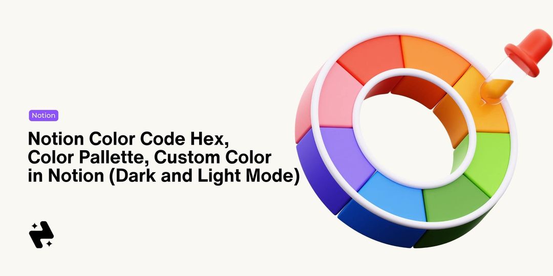 Notion Color Code Hex, Color Palette, Custom Colors in Notion (Dark ...