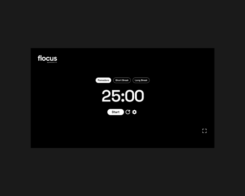 Flocus Pomodoro -Notion Widgets