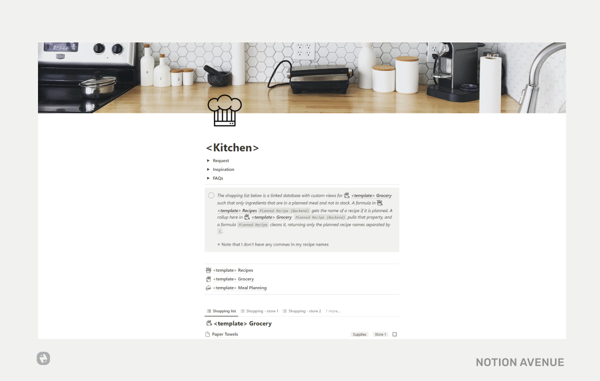 10+ Must-Try & Free Notion Grocery List Templates for Organized Shopping
