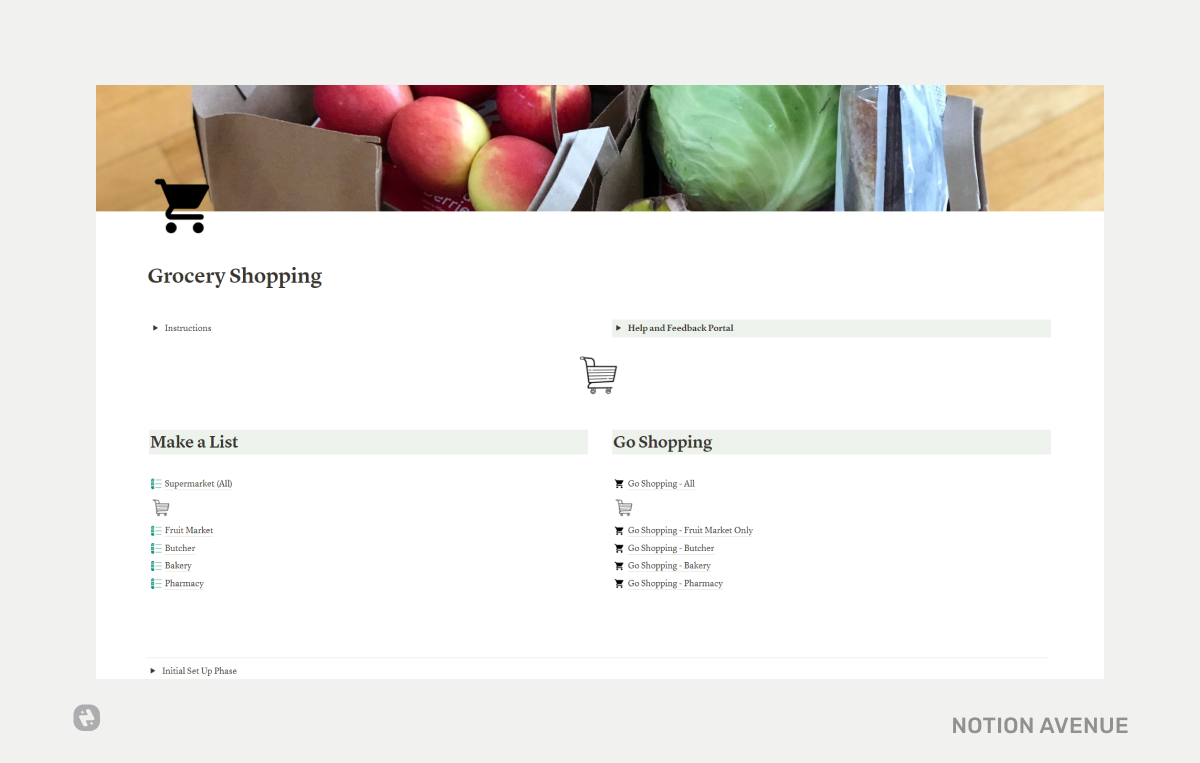 10+ Must-Try & Free Notion Grocery List Templates for Organized Shopping