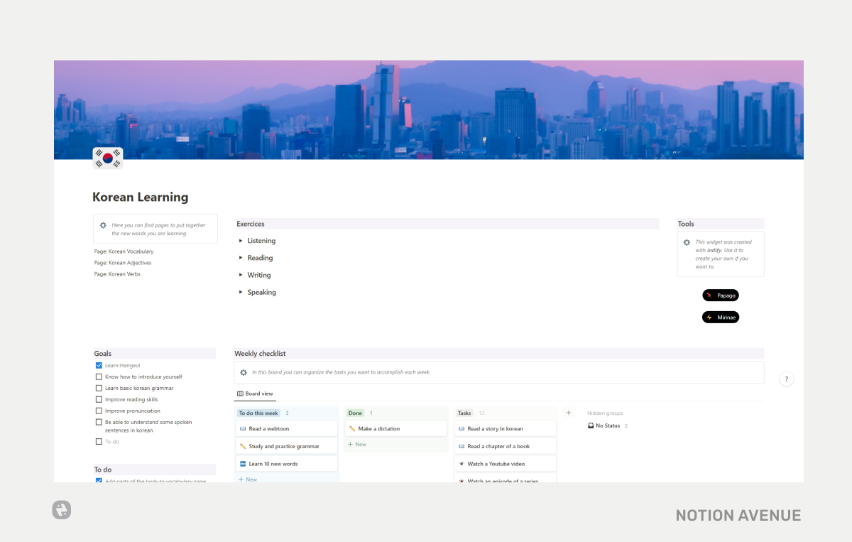 12+ Notion Templates for Learning Languages Like a Pro