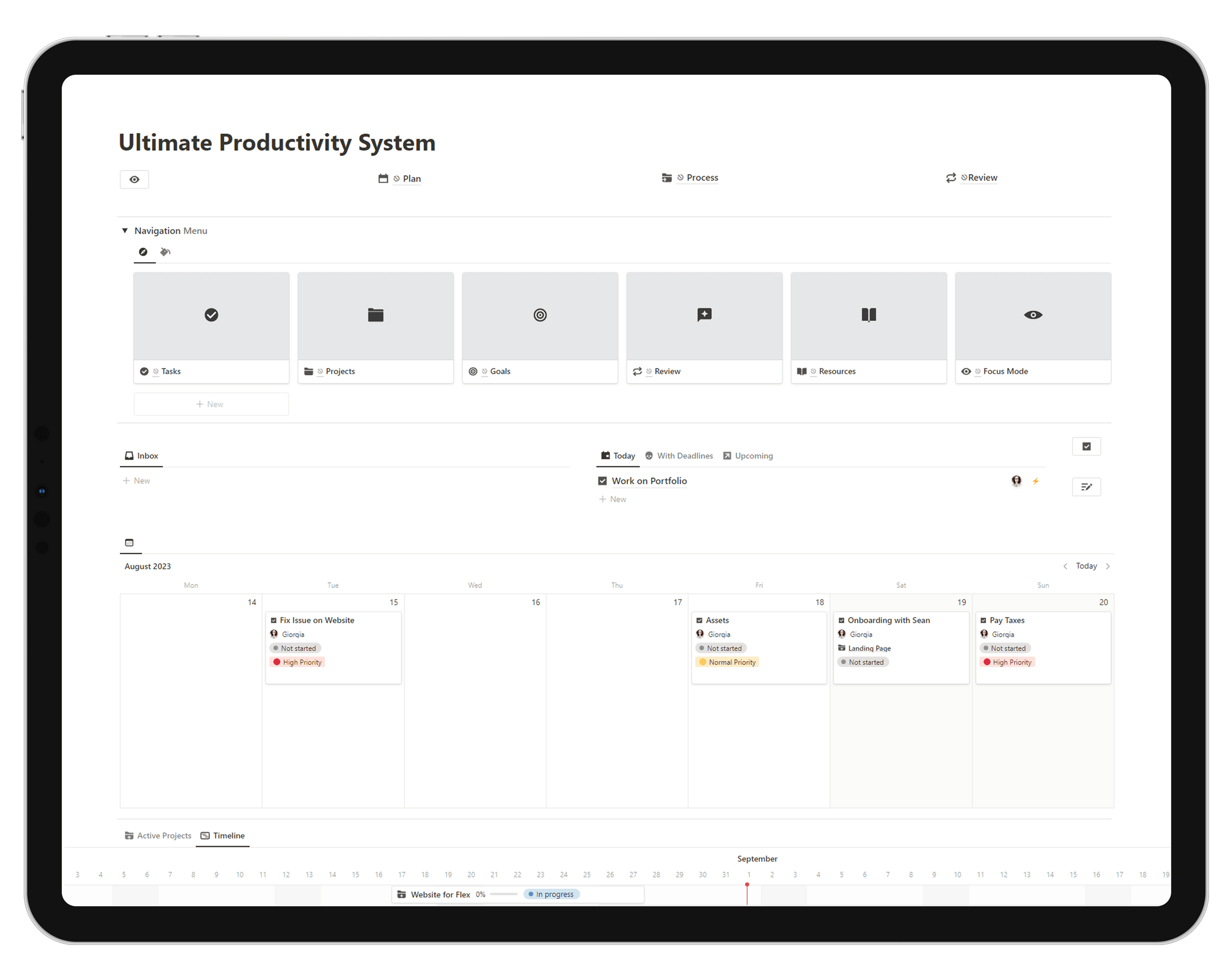Time Tracker - Free Notion Template