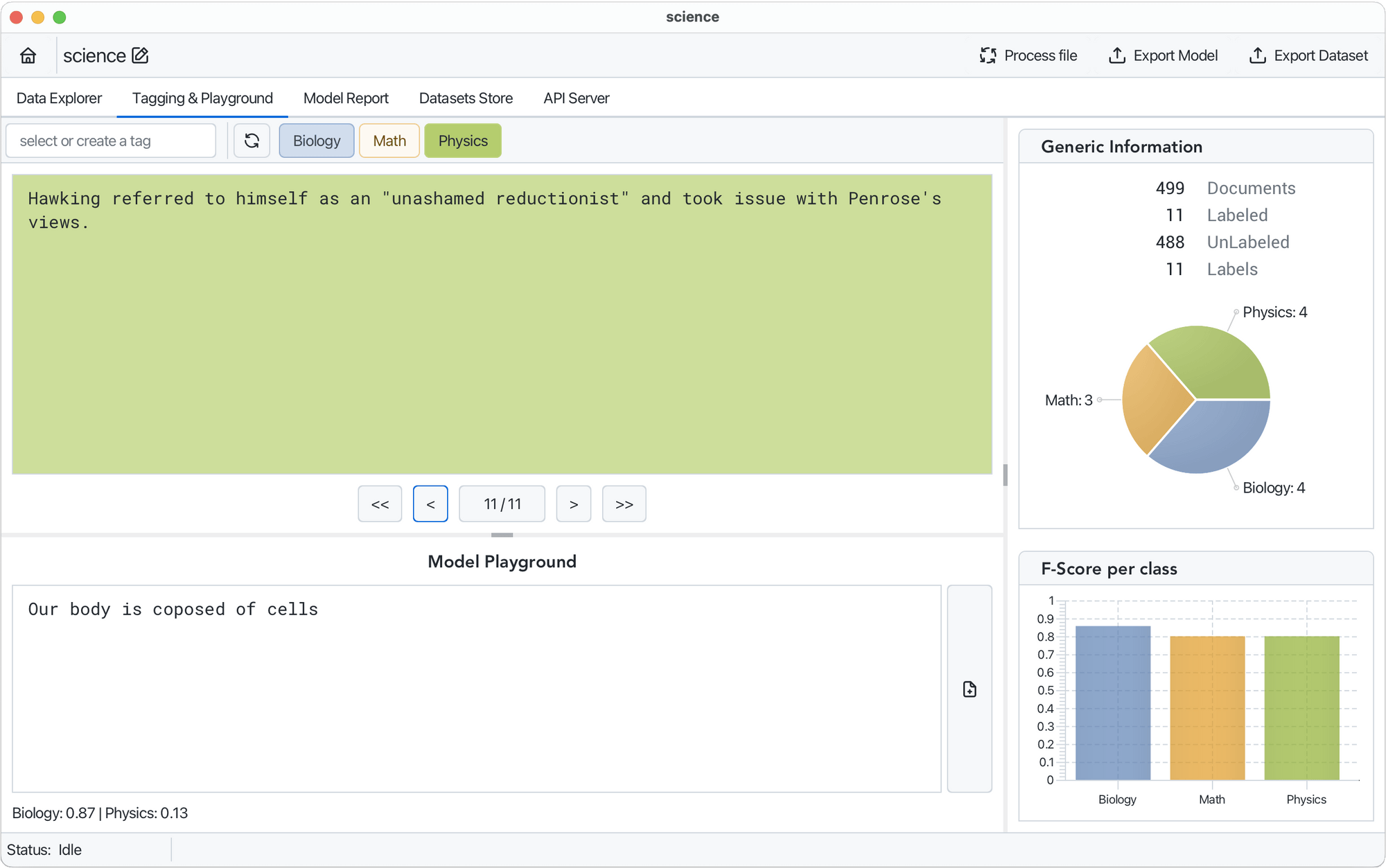 NuMind - Create NLP models, effortlessly