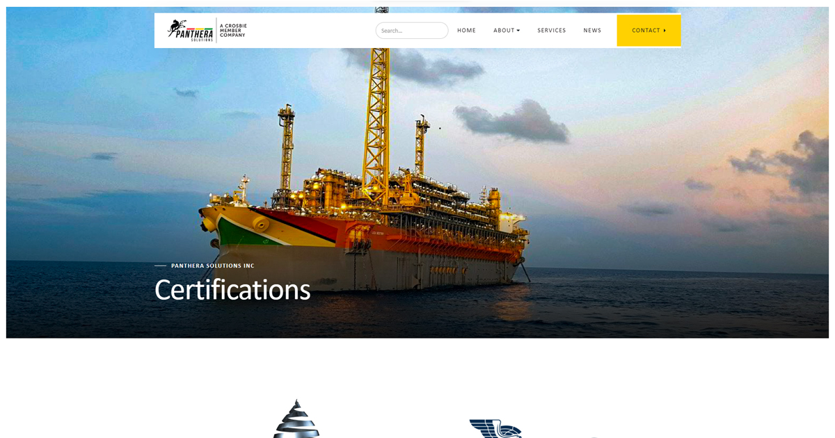 Certifications - Panthera Solutions Inc