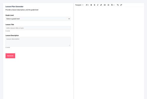 The #1 AI Lesson Plan Generator
