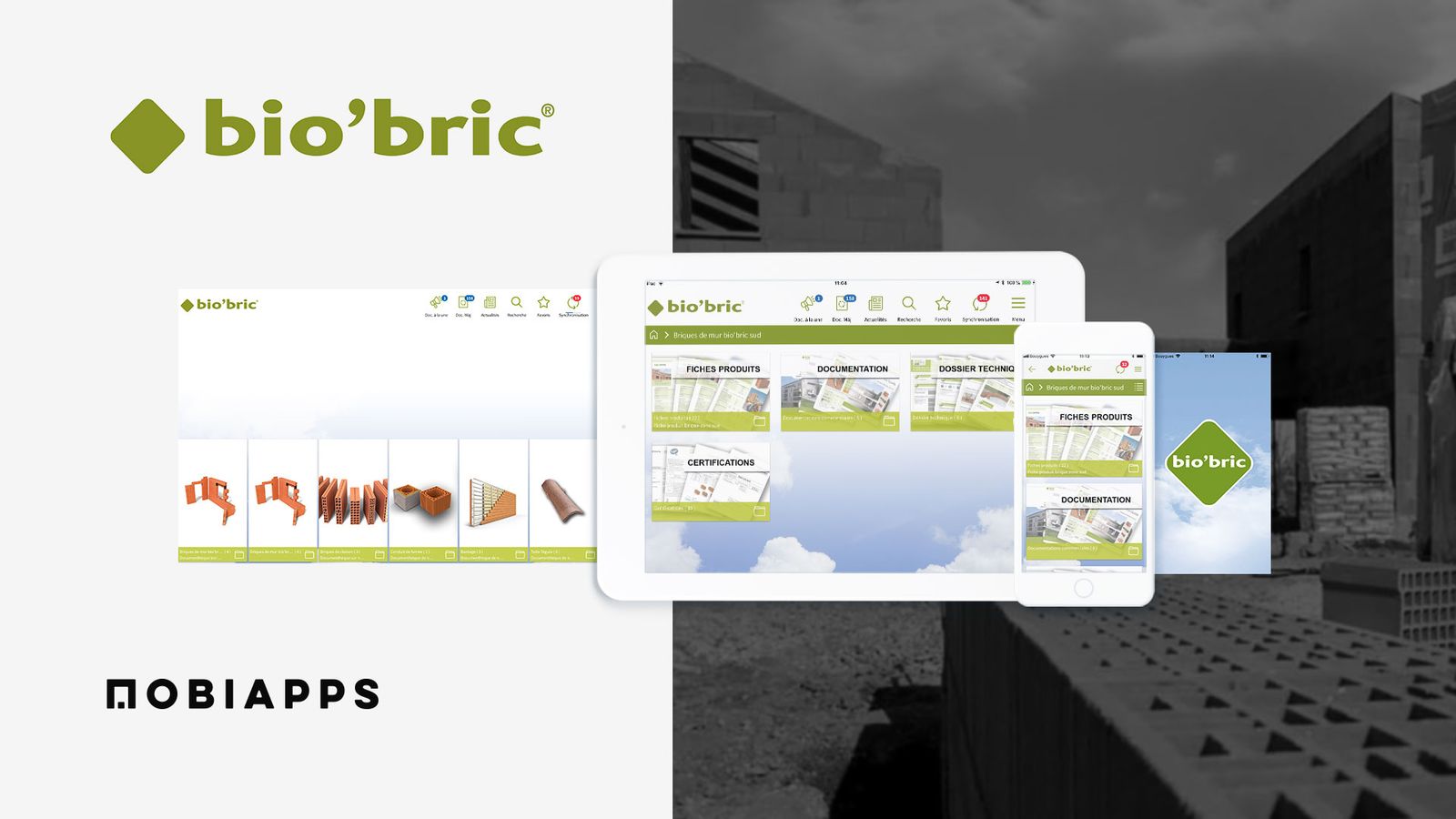 Bio’bric – Le catalogue produits interactif - Bio'bric (Groupe Bouyer-Leroux) & Mobiapps