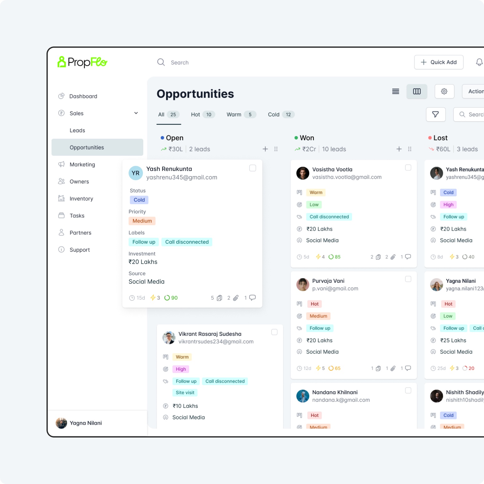Best Intelligent Real Estate CRM Software India 2023 - Propflo