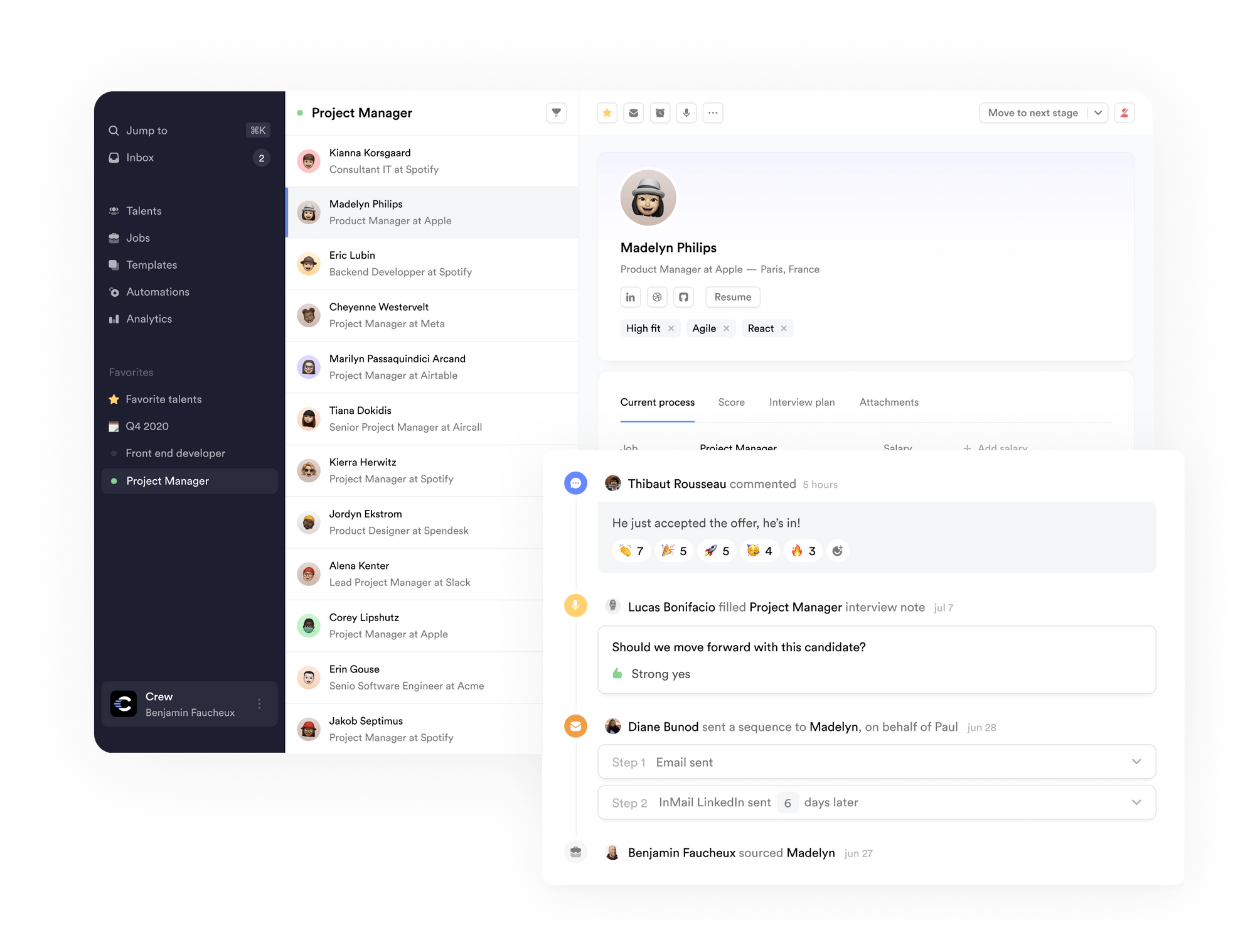 Crew - Recruiting CRM built for collaboration