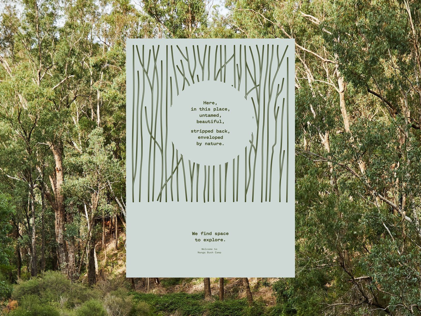 Nanga Bush Camp - Block Branding