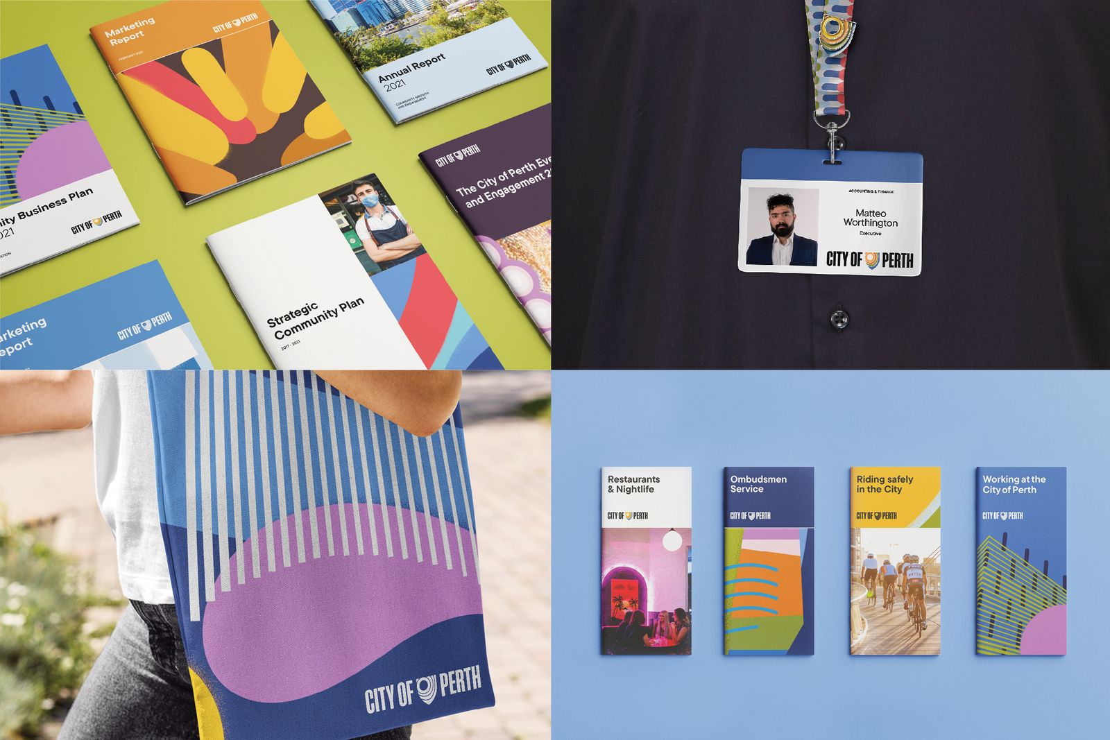 City of Perth: Rebrand - Block Branding