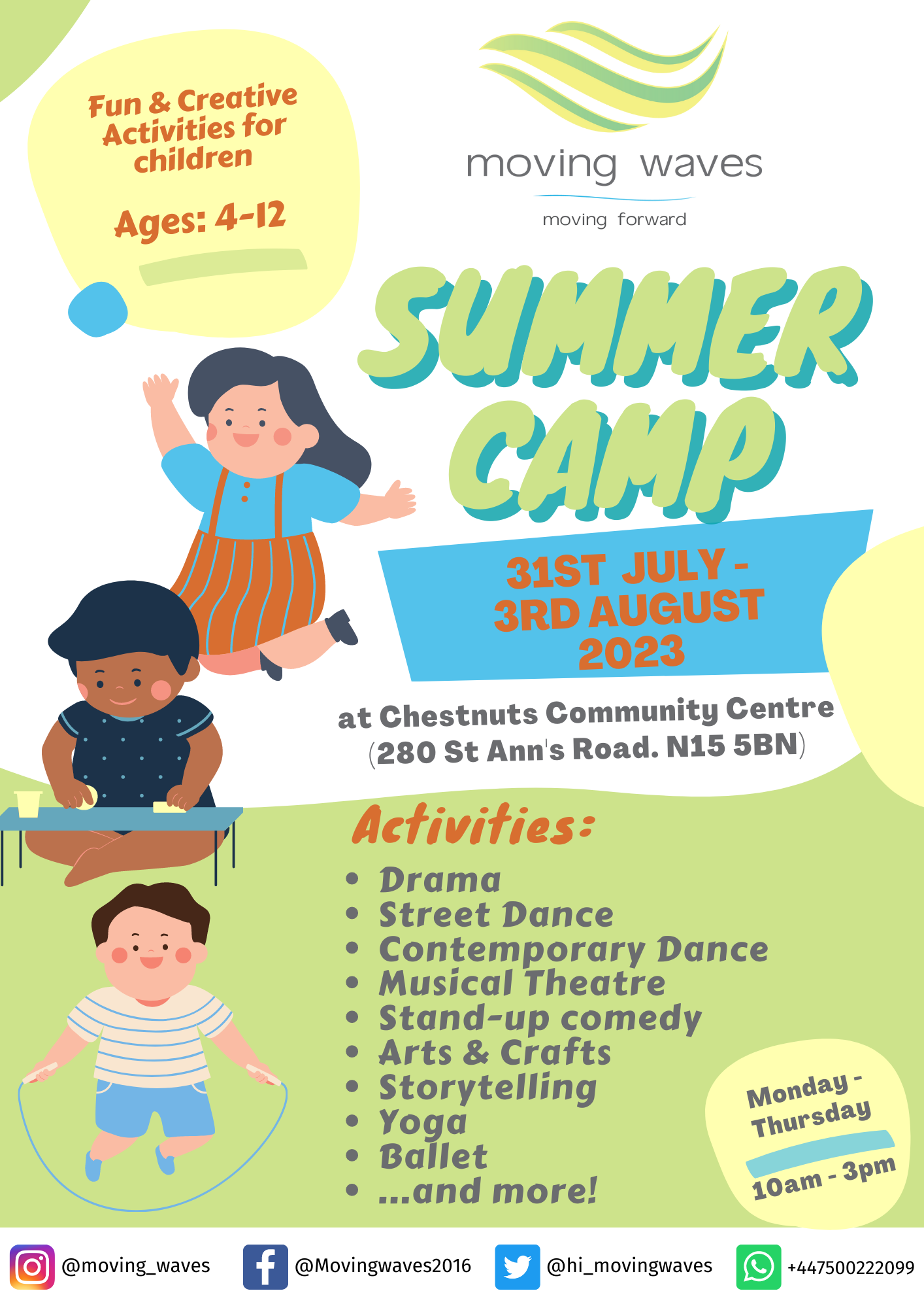 Summer Camp 2023: A Dazzling Array of Dance, Drama, Music & Art ...