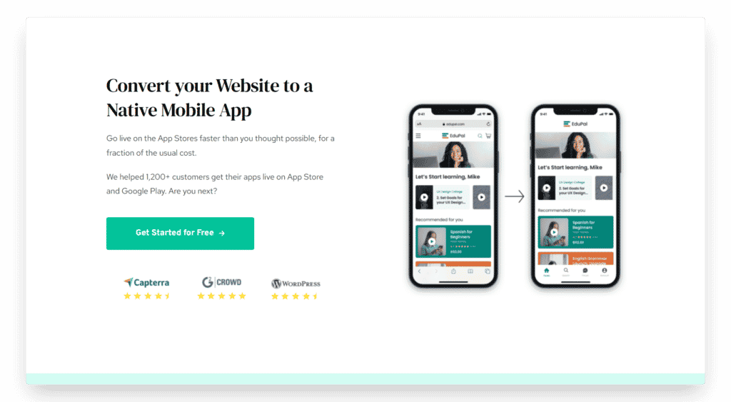 The 5 Best WordPress Mobile App Builders for 2023 | MobiLoud
