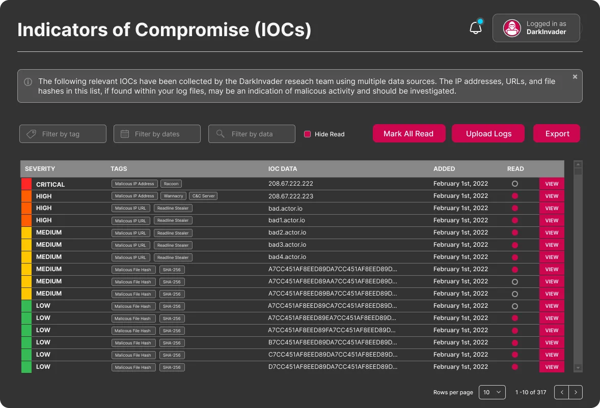 DarkInvader - External Attack Surface Management (EASM)