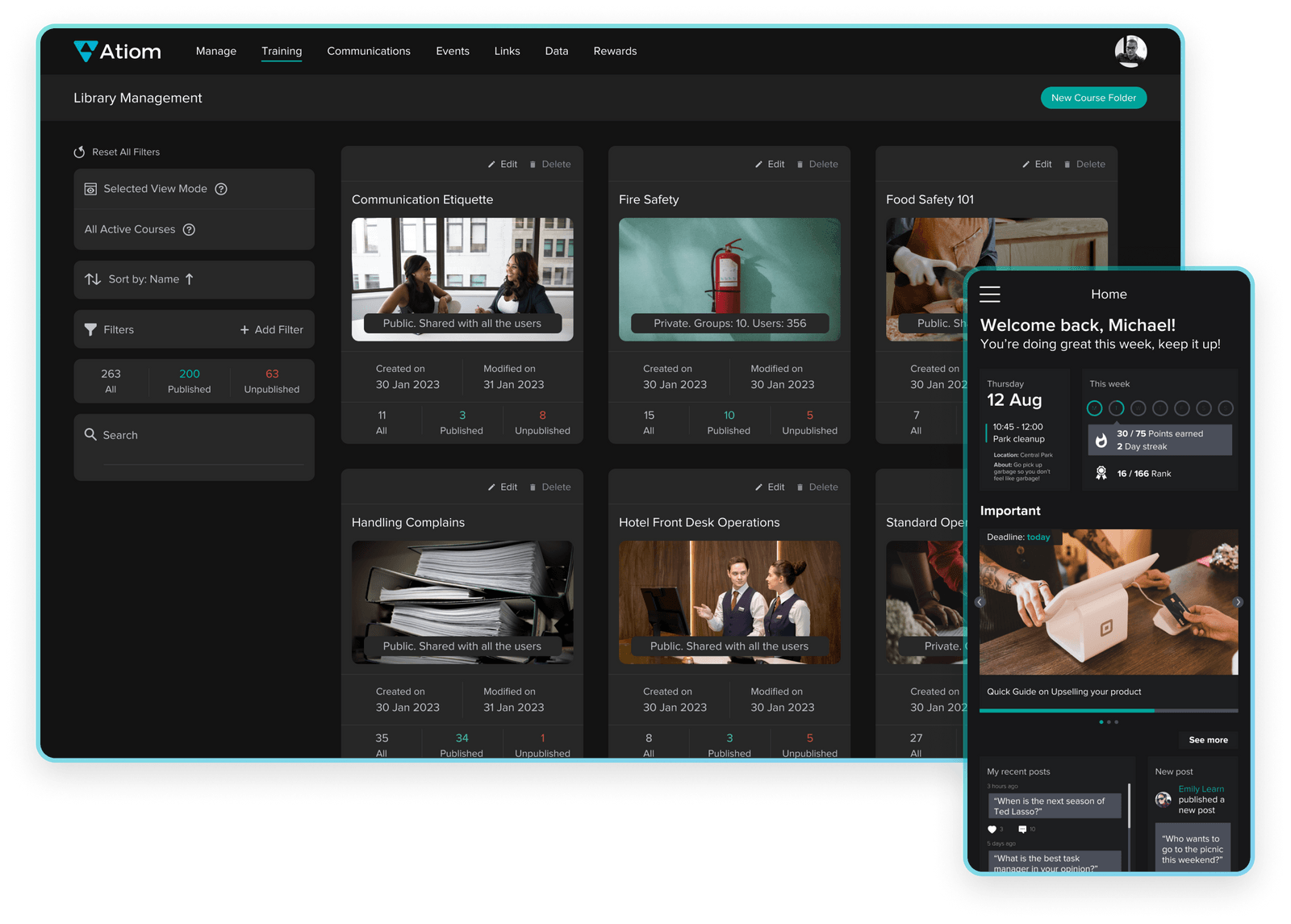 Atiom - Behavioral tech for transforming frontline teams