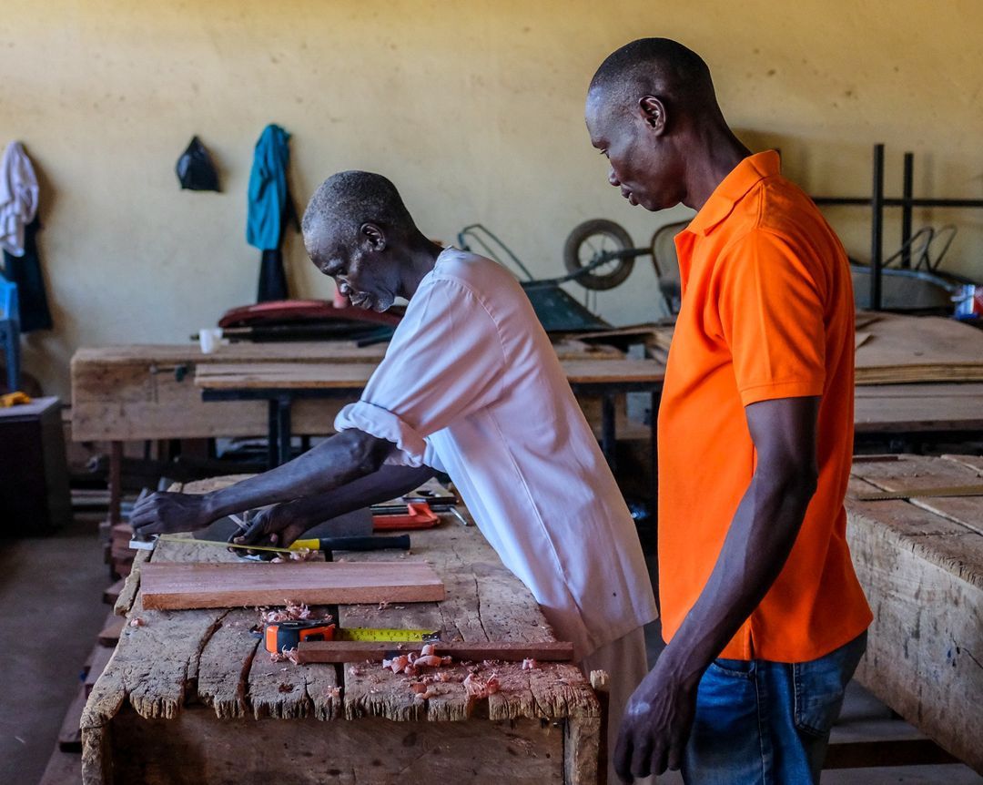 Vocational training program for inmates in South Sudan