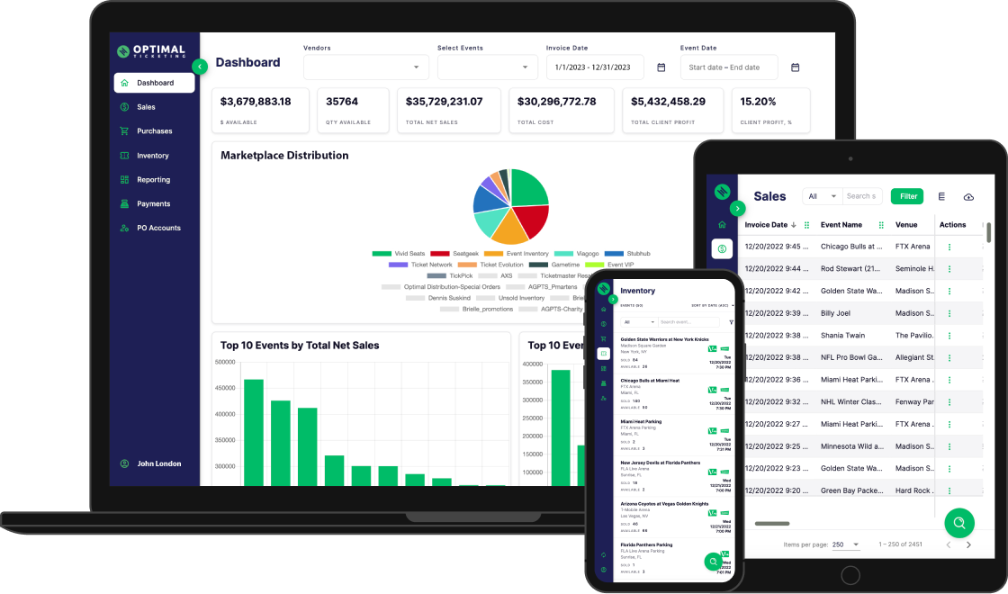 Powerful Ticket Distribution Technology | Optimal Ticketing