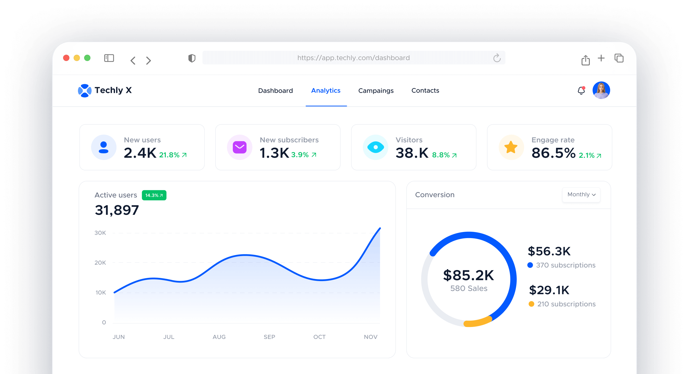 Primary Home - Techly X - Webflow Ecommerce website template
