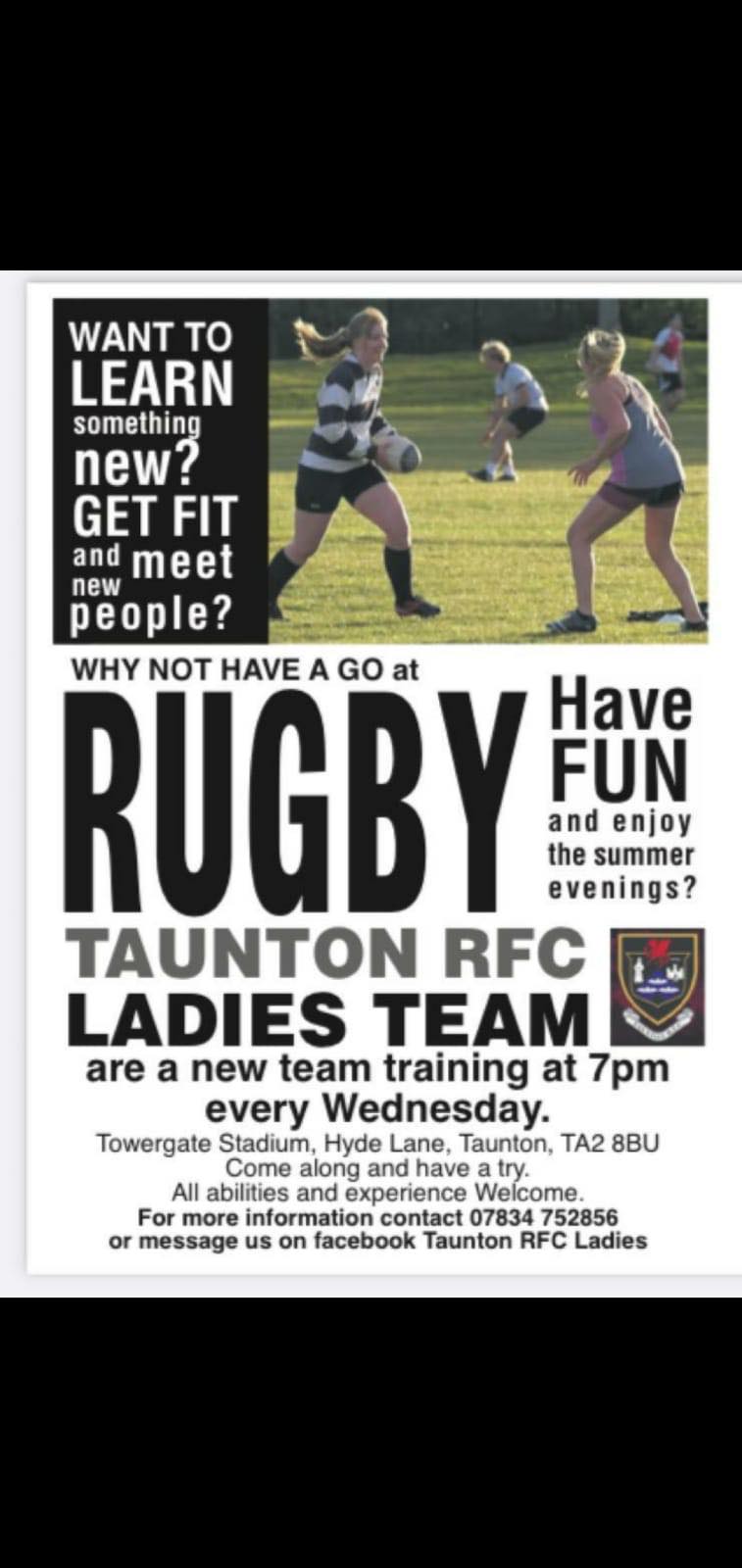 Ladies rugby returns to Taunton RFC | Taunton Rugby Club