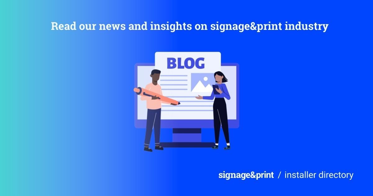 Signage & Print Installations Blog - signage&print.com