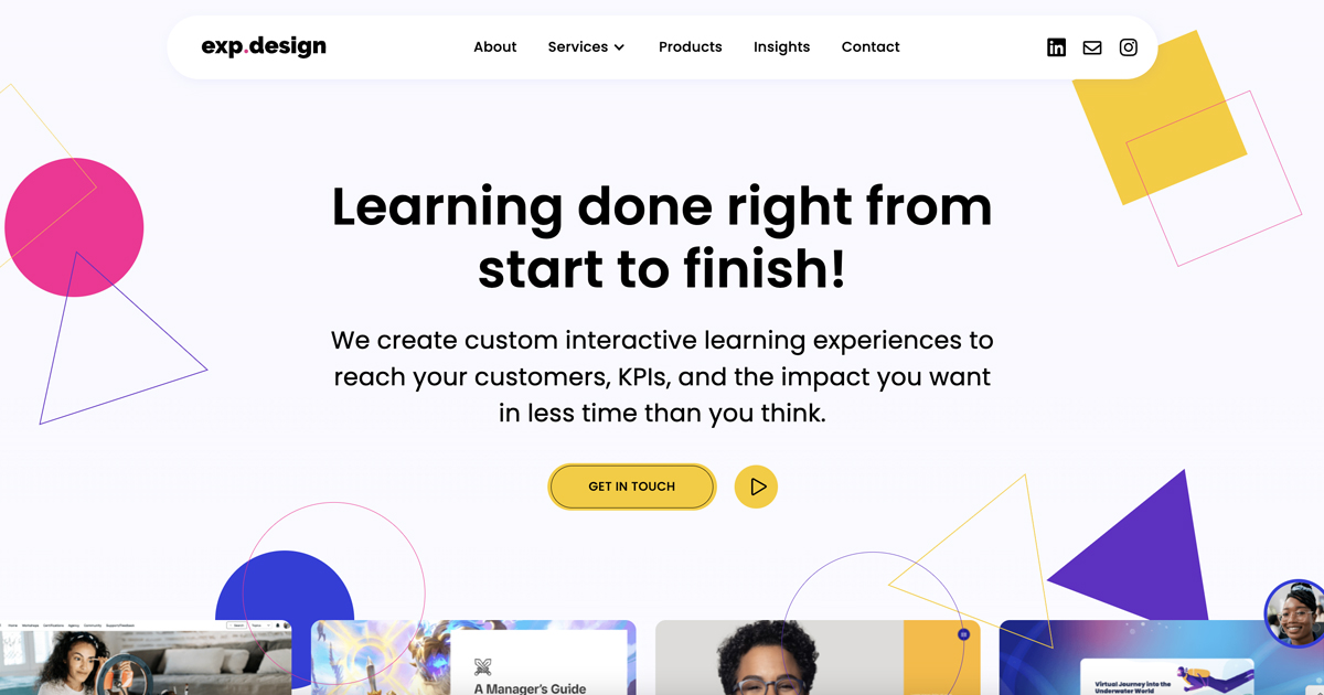 Exp.Design LLC | Creative Learning Agency