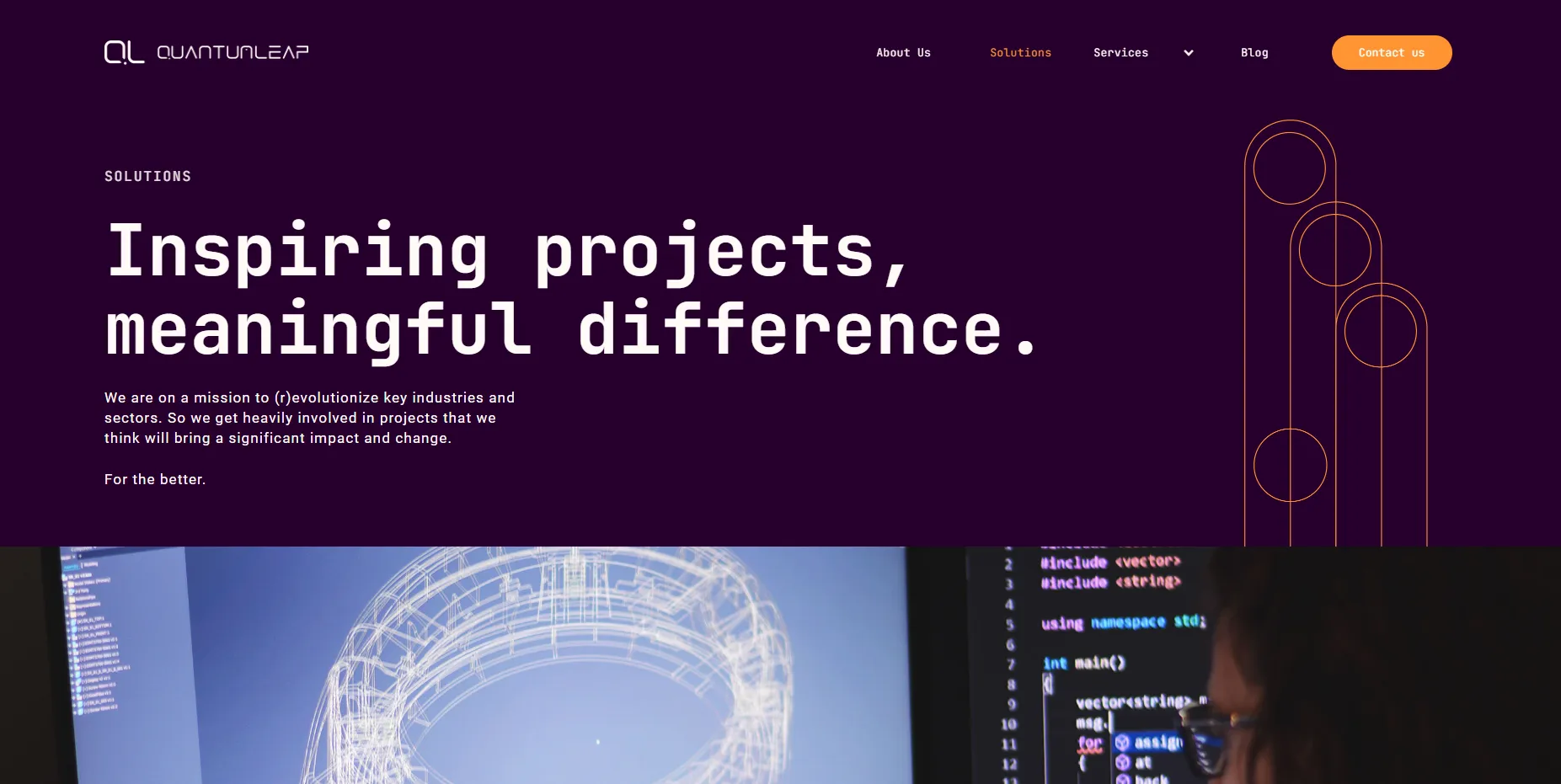 Solutions - Quantum Leap / The Solution is our Product