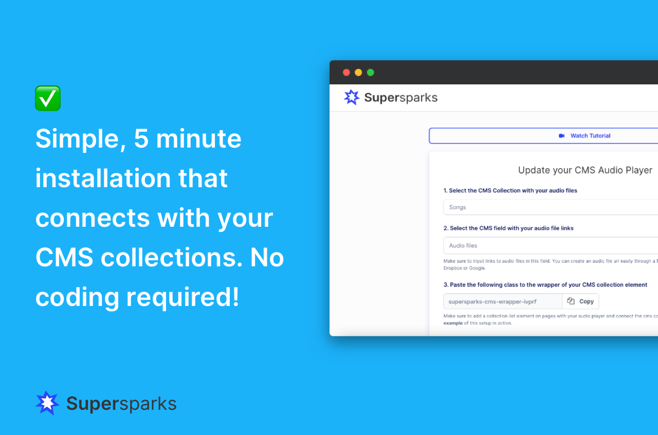 Supersparks - Webflow