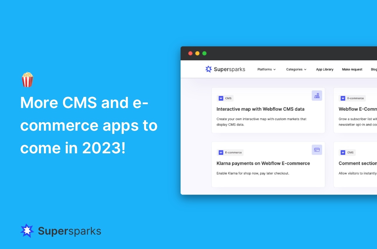 Supersparks & Webflow Integration - Webflow Apps