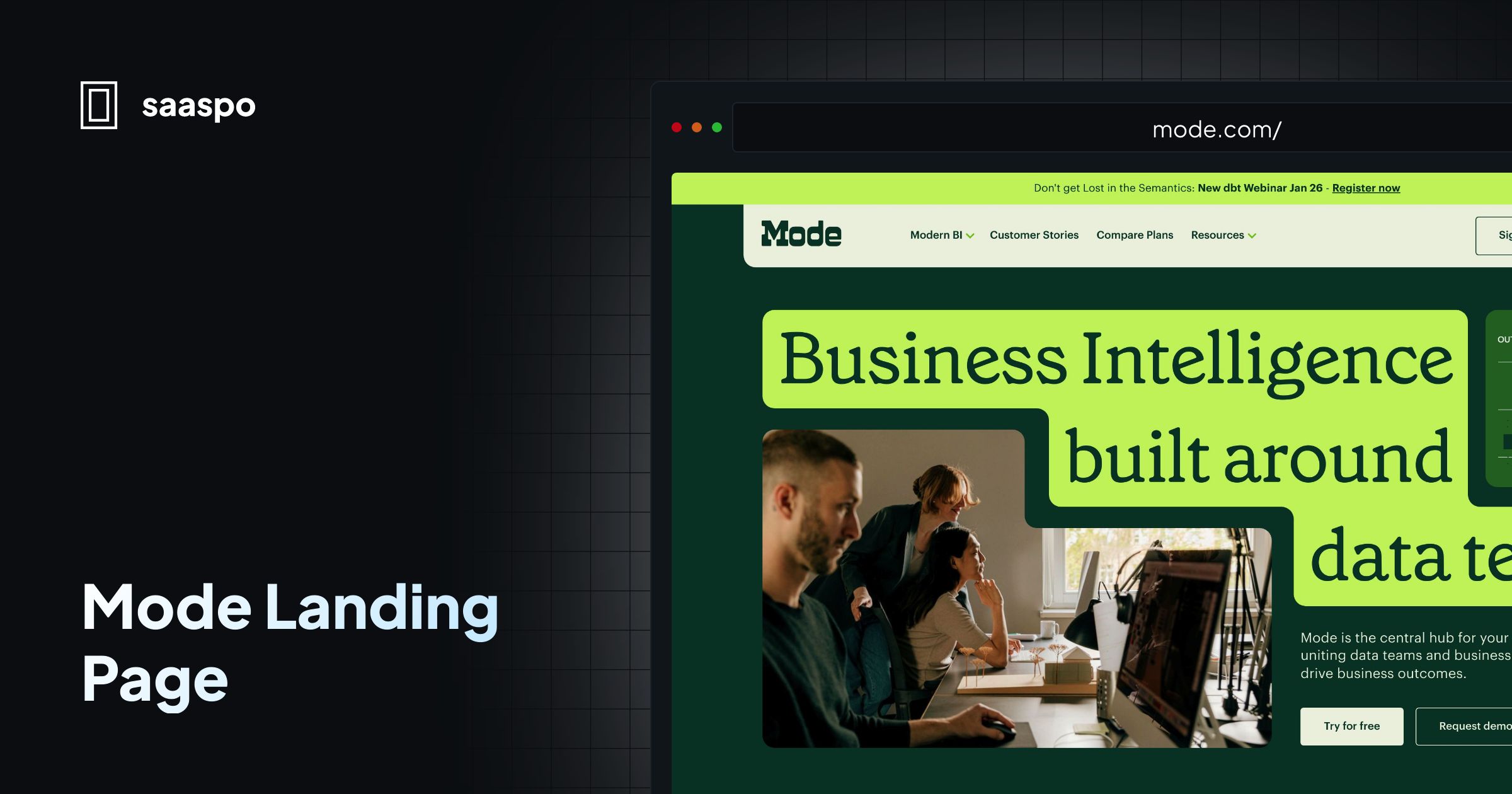 Saaspo | Mode Landing Page Saaspo | Mode Landing Page