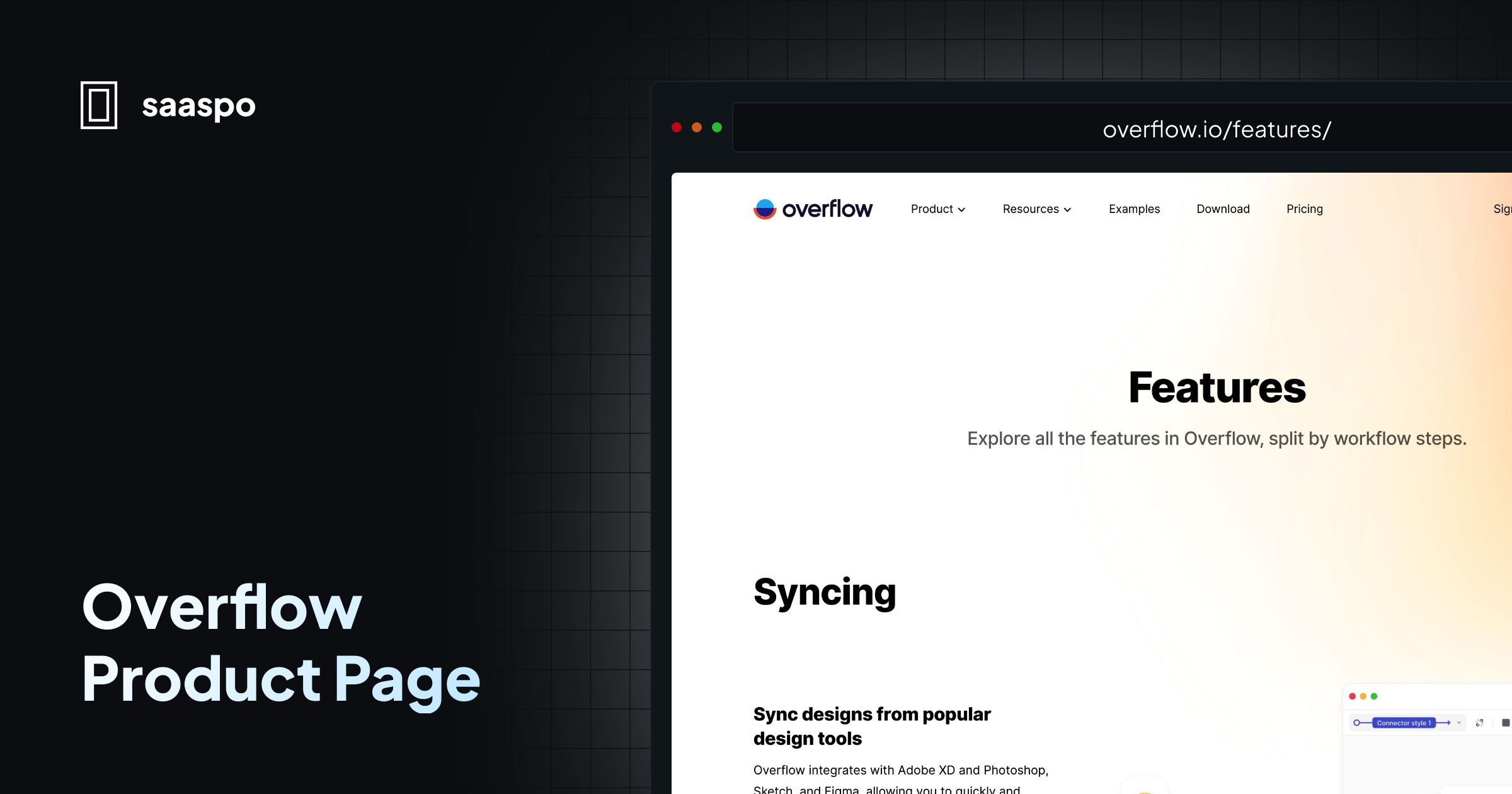 Saaspo | Overflow Product Page