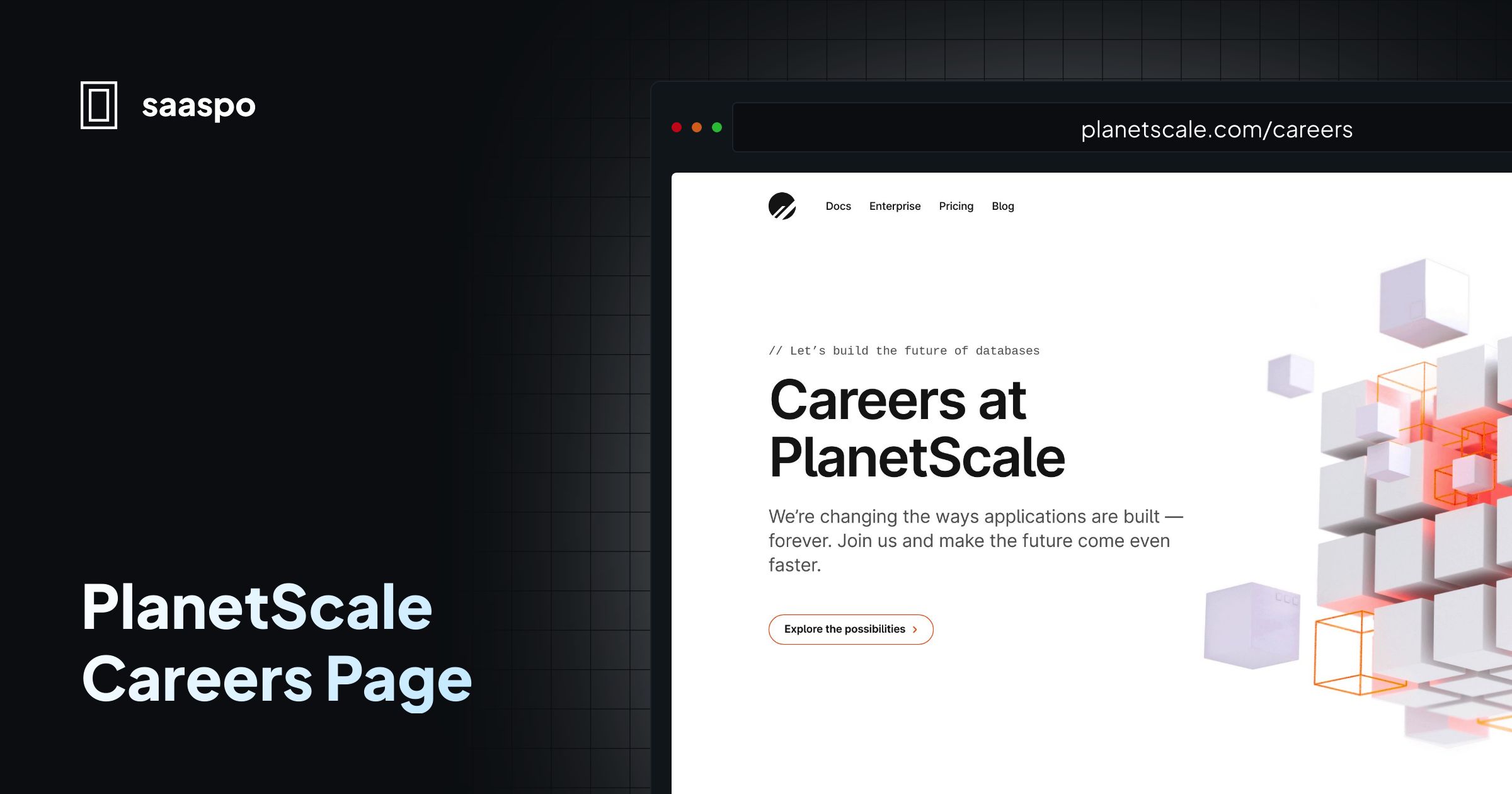 Saaspo | PlanetScale Careers Page